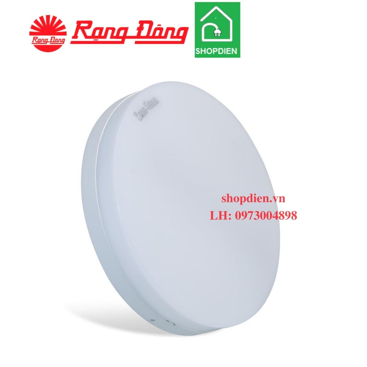 Đèn ốp trần cảm biến 18W D200 Rạng Đông LN12.RAD 220/18W (WC) CÔNG TY ...