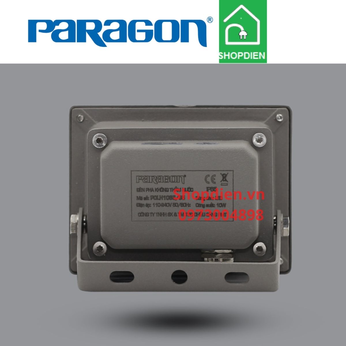 Đèn pha LED ngoài trời 10W Paragon POLH1065 Outdoor Floodlight CÔNG TY ...