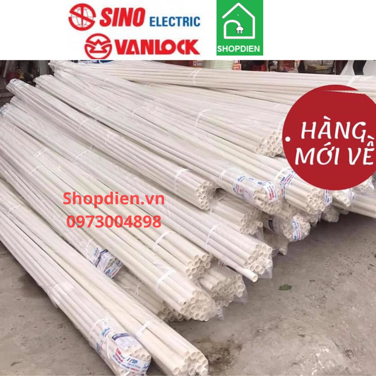 VL9020 SINO Vanlock Ống PVC D20 luồn dây điện 320N CÔNG TY TNHH THƯƠNG ...