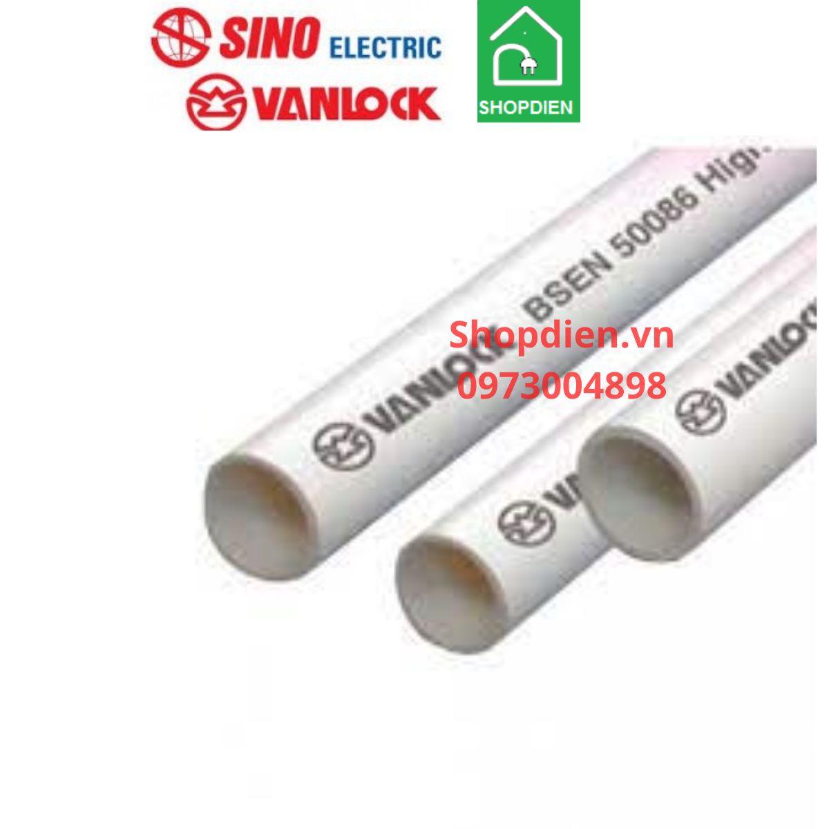 Ống cứng PVC luồn dây điện D20 SINO Vanlock VL9020 320N CÔNG TY TNHH ...