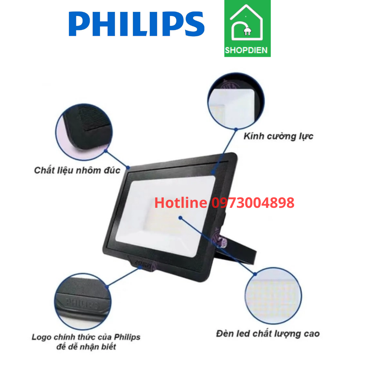 Đèn pha LED ngoài trời Philips 10W BVP150 LED9 G2 CÔNG TY TNHH THƯƠNG ...