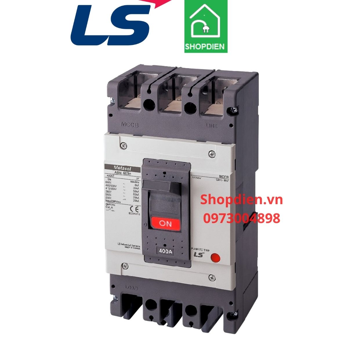 ABN403C LS MCCB 3P 250A 42KA Aptomat Cầu dao tự động CÔNG TY TNHH THƯƠNG MẠI VÀ KỸ THUẬT VIỆT MỸ
