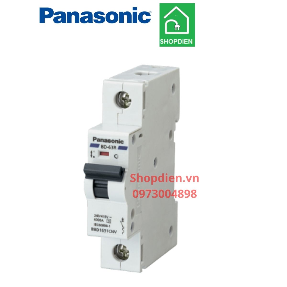 BBD1401CNV Panasonic aptomat cầu dao tự động MCB 1P 40A 6kA CÔNG TY TNHH THƯƠNG MẠI VÀ KỸ THUẬT ...