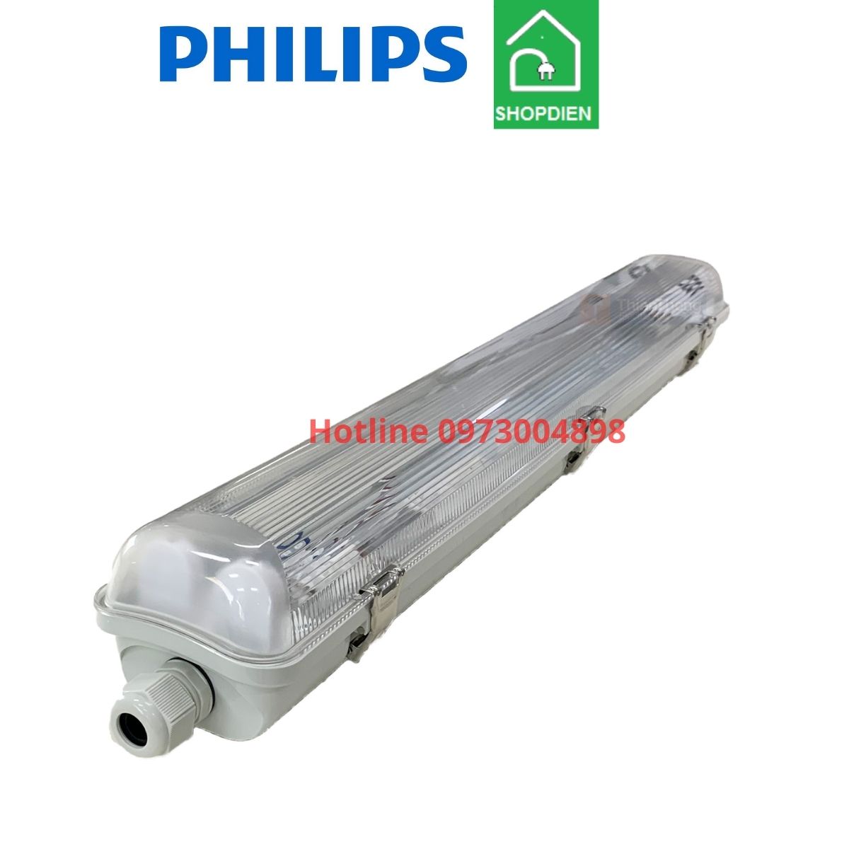 Bộ đèn chống thấm nước 60cm đôi Waterproof lamp Philips WT069C SE ...
