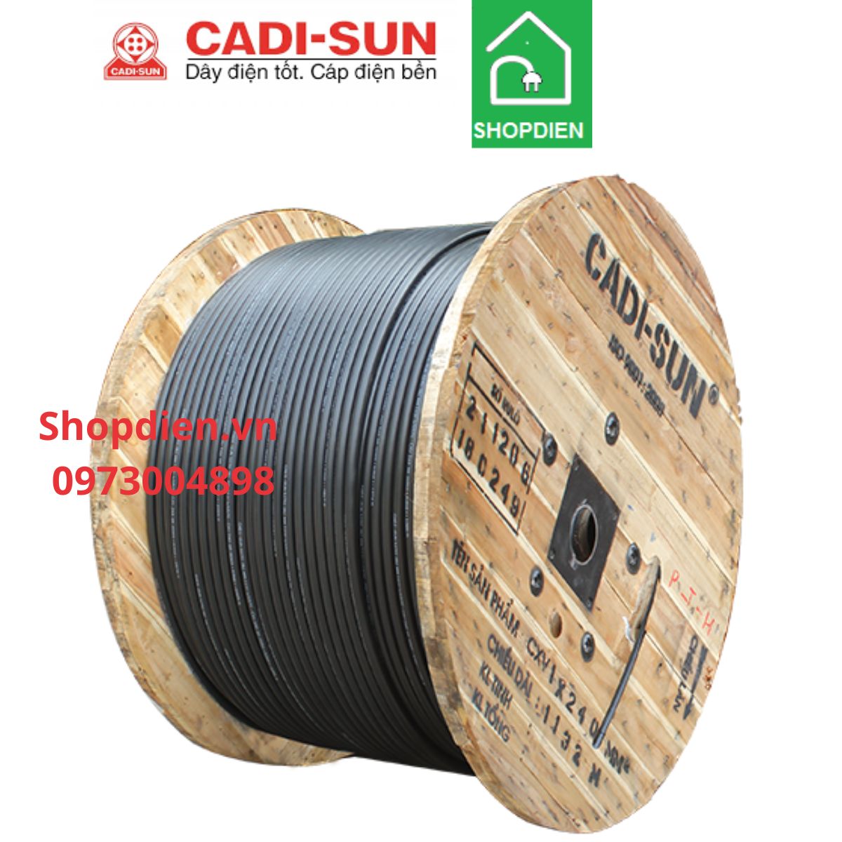 Cu/xlpe/pvc 1x1.5 mm2 Cadisun CXV Cáp treo ngoài trời CÔNG TY TNHH ...