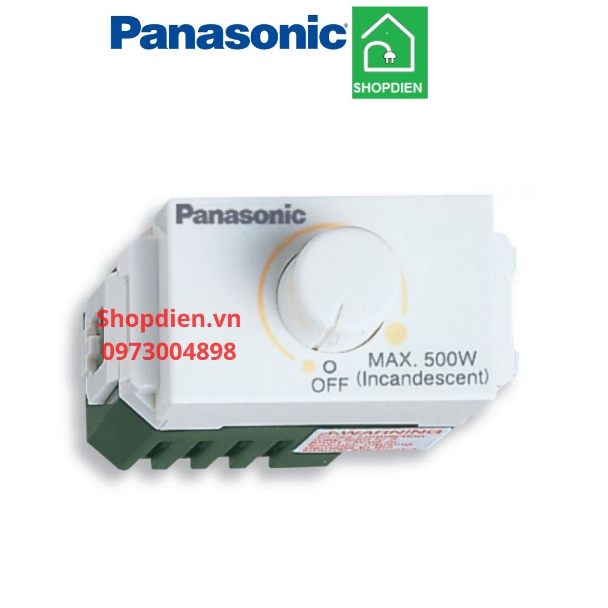 WEG575151SW Panasonic Chiết áp đèn Dimmer 500W wide series CÔNG TY TNHH ...