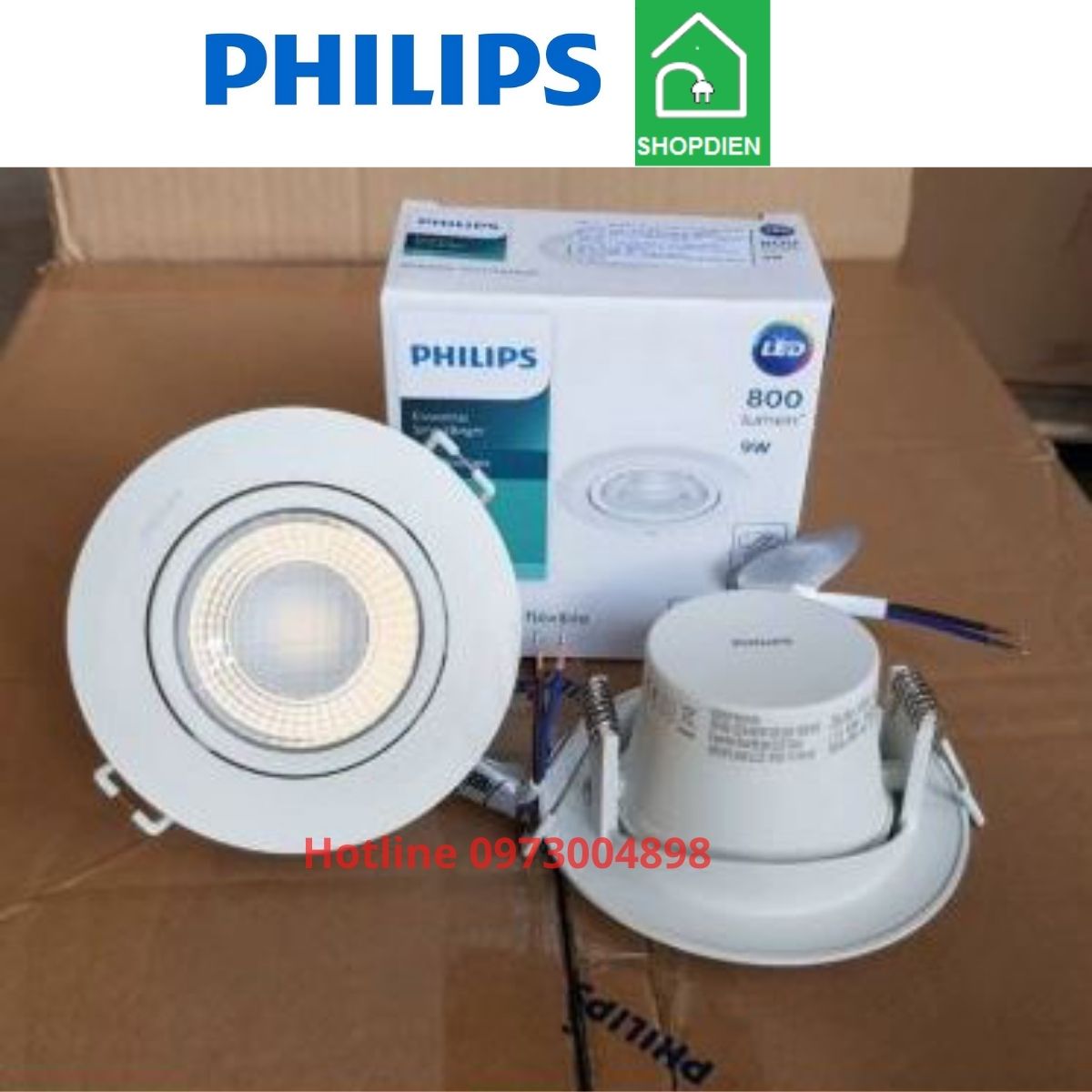 Đèn rọi âm trần chiếu điểm 6W D75 Philips RS100B LED5 6W D75 MB/WB CÔNG TY TNHH THƯƠNG MẠI VÀ KỸ ...
