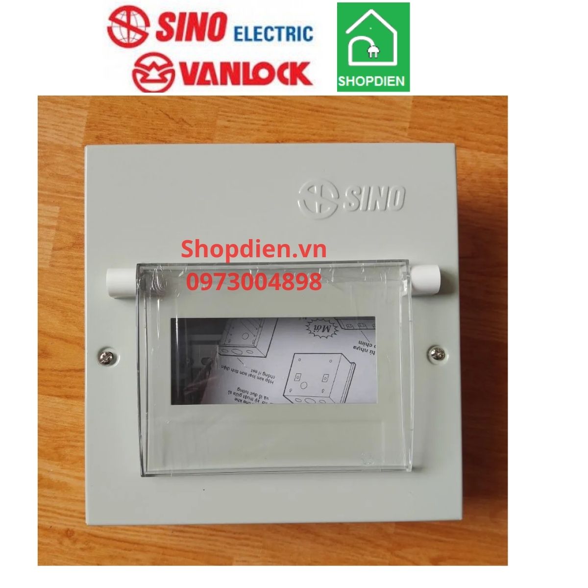 EM6PL SINO Vanlock Tủ điện kim loại âm tường 6M CÔNG TY TNHH THƯƠNG MẠI ...