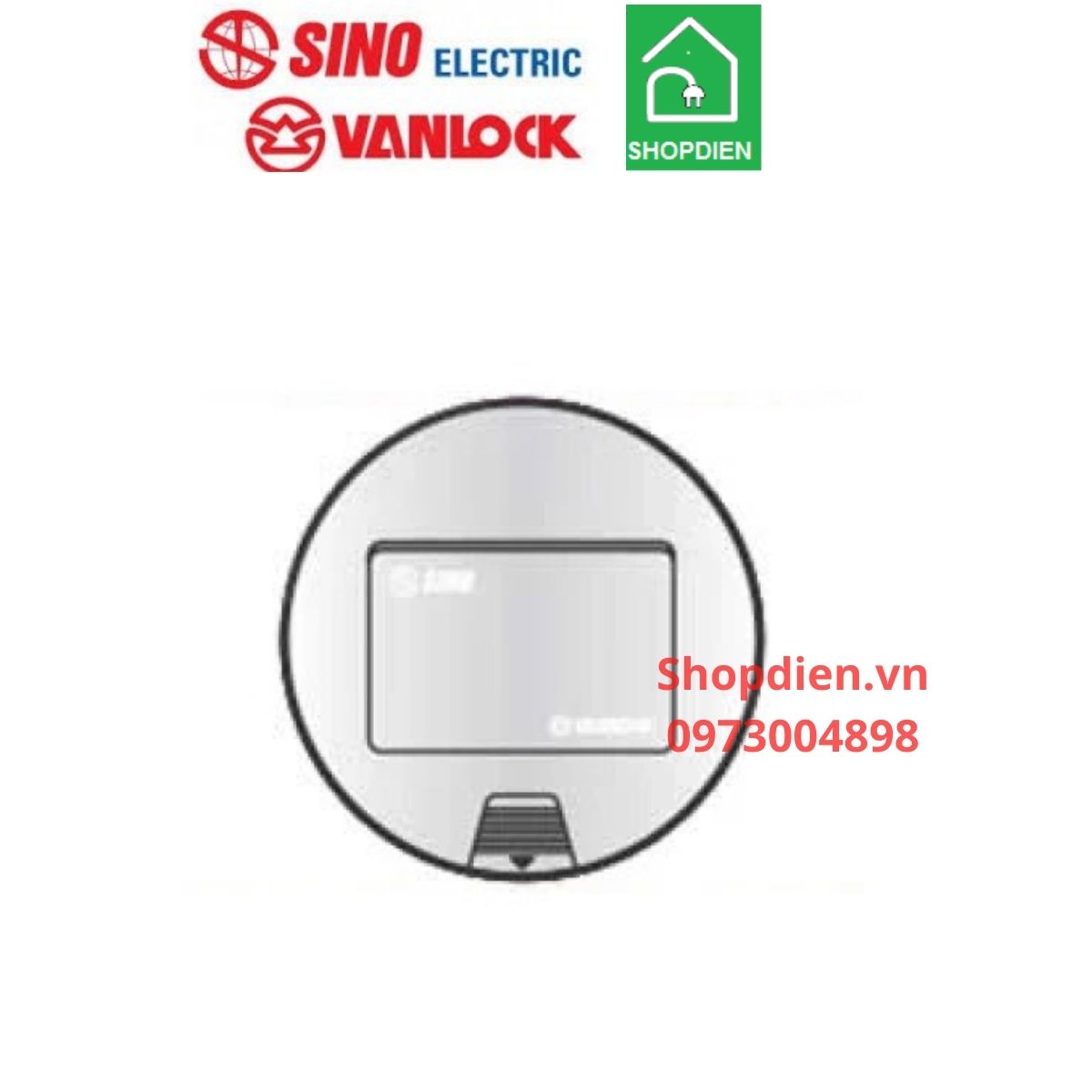 HTD-3HK SINO Ổ âm sàn tròn màu nhôm mở an toàn CÔNG TY TNHH THƯƠNG MẠI ...