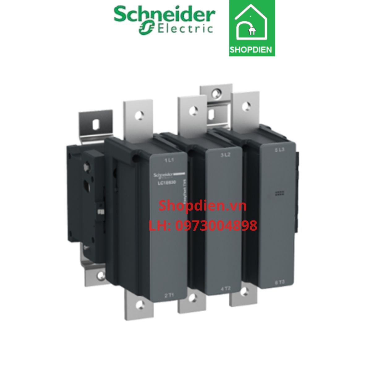 LC1E630M5 Schneider Khởi động từ Contactor 3P 630A 220VAC Easypact TVS CÔNG TY TNHH THƯƠNG MẠI ...
