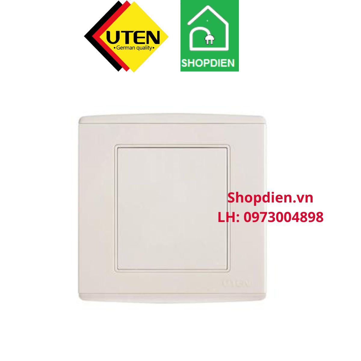 Mặt che trơn / Mặt bịt Blank plate V4 UTEN V4.0G-MD CÔNG TY TNHH THƯƠNG ...