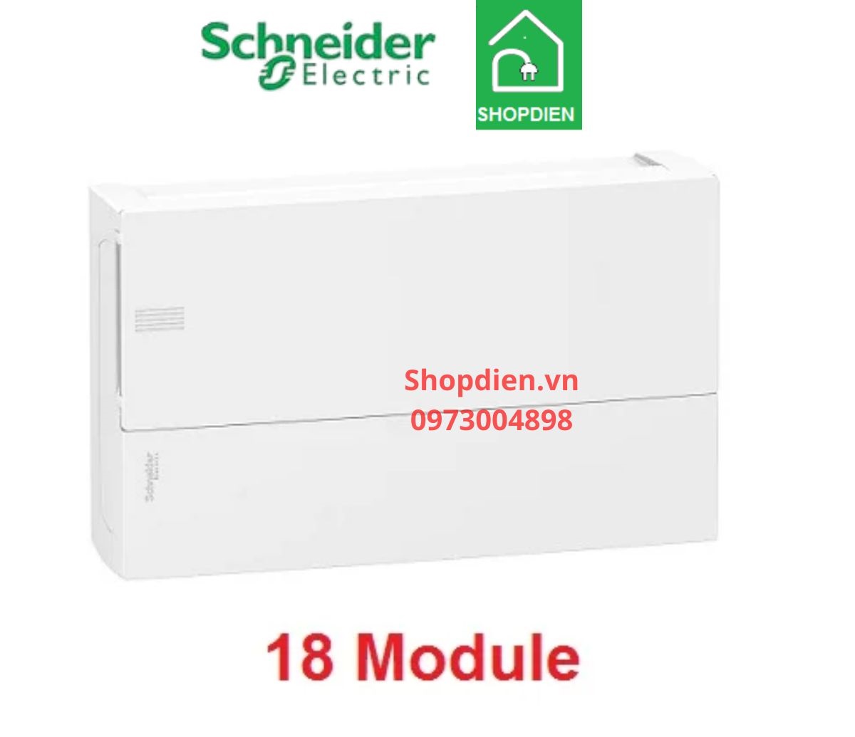 MIP12118 Schneider tủ điện gắn nổi 18 module Resi9 MP cửa trắng CÔNG TY ...