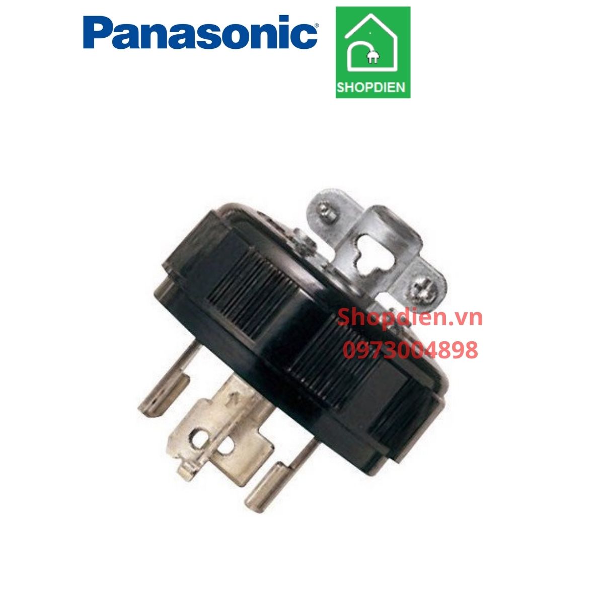 WF6420 Panasonic Phích cắm khóa 4P 20A 250V locking Plug 3P+E CÔNG TY ...