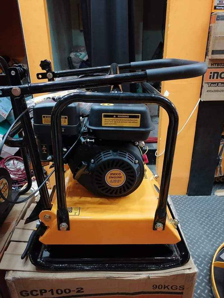 MÁY ĐẦM NÉN BÊ TÔNG DÙNG XĂNG 4.8KW(6.5HP) INGCO GCP100-2 - HÀNG CHÍNH HÃNG