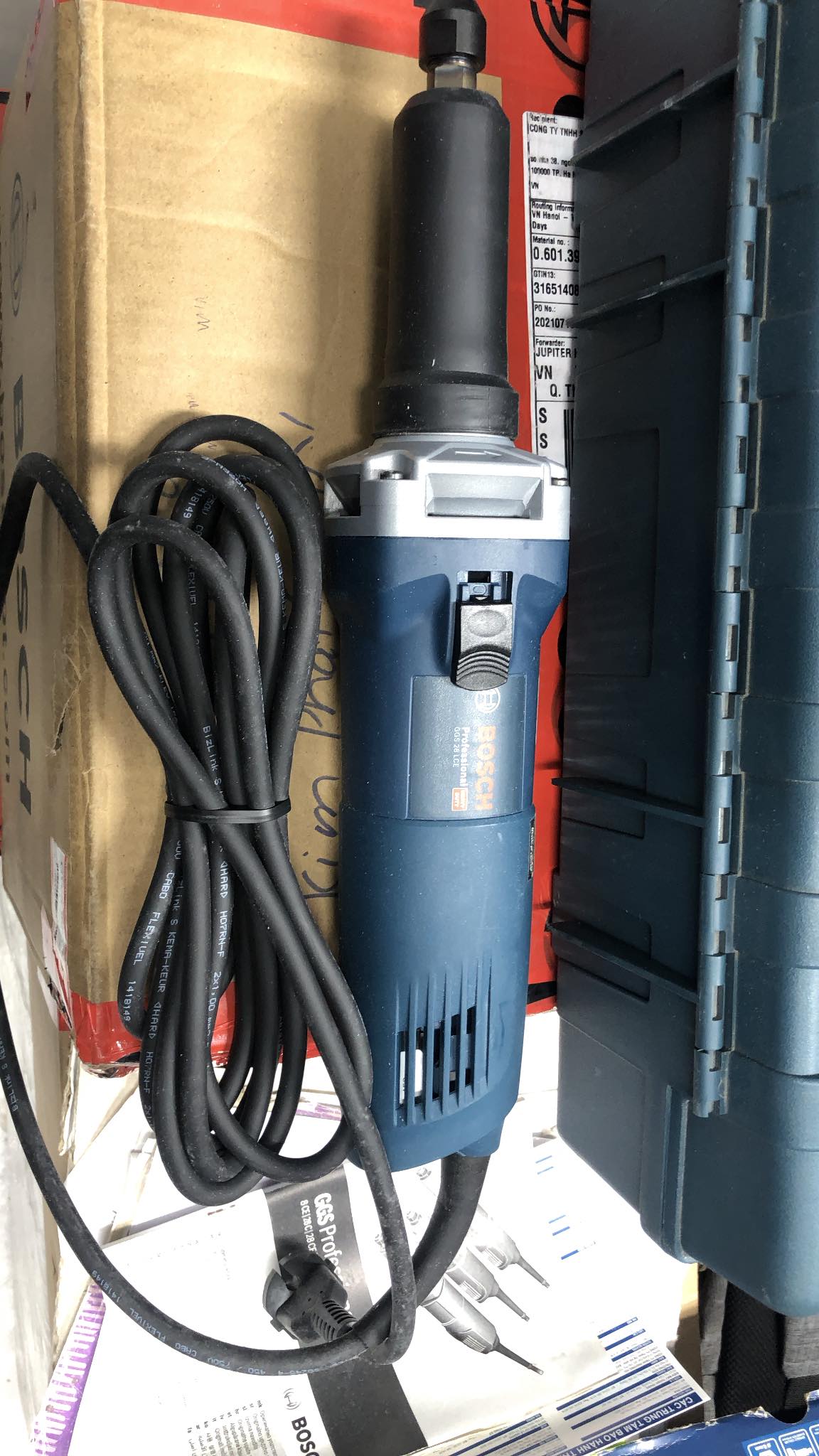 MÁY MÀI THẲNG 750W 80MM BOSCH GGS 8CE - HÀNG CHÍNH HÃNG