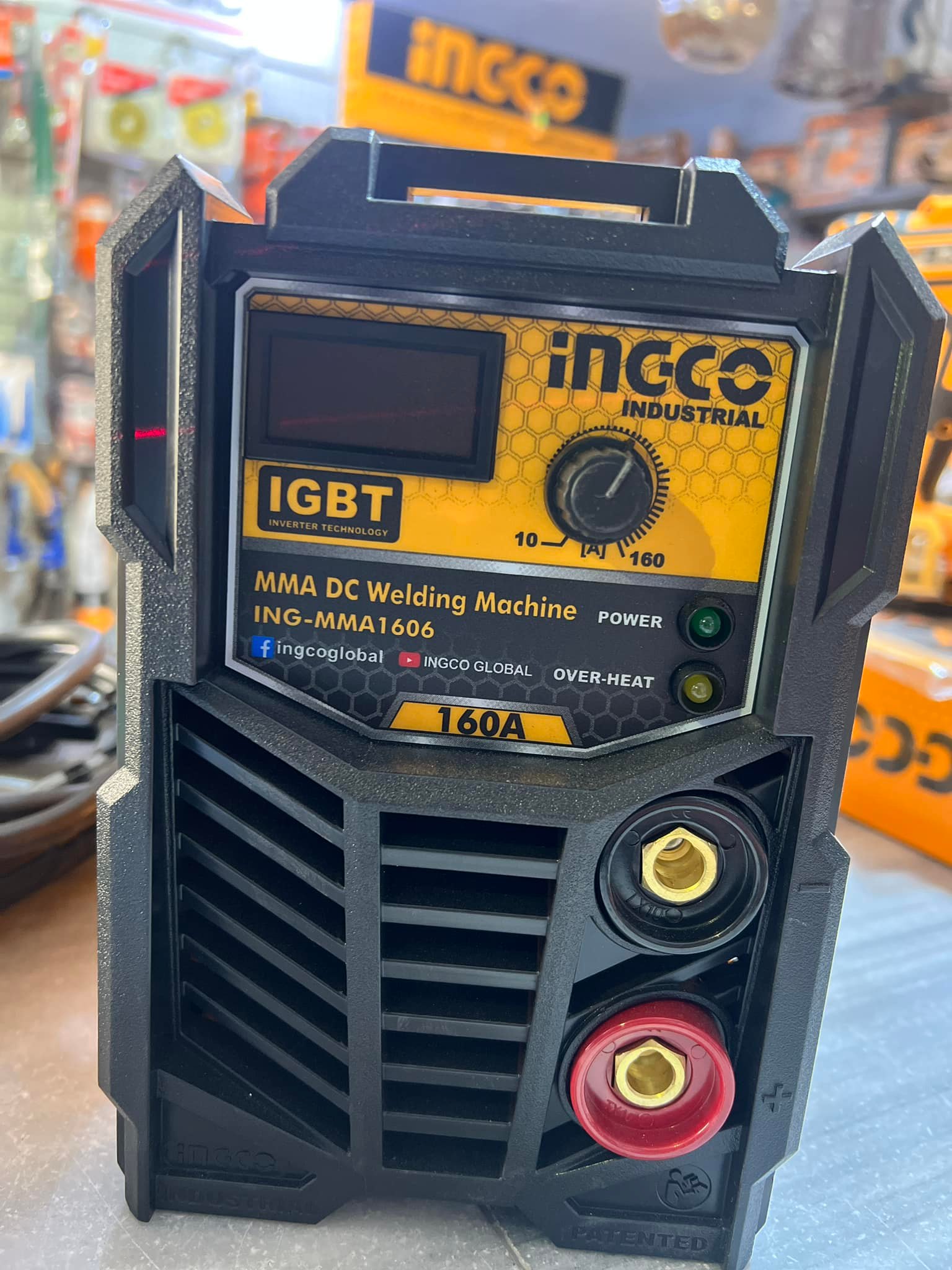 MÁY HÀN QUE BIẾN TẦN INVERTER 160A MMA INGCO ING-MMA1606 (CHUYÊN KÉO QUE 1.6-4MM)- HÀNG CHÍNH HÃNG