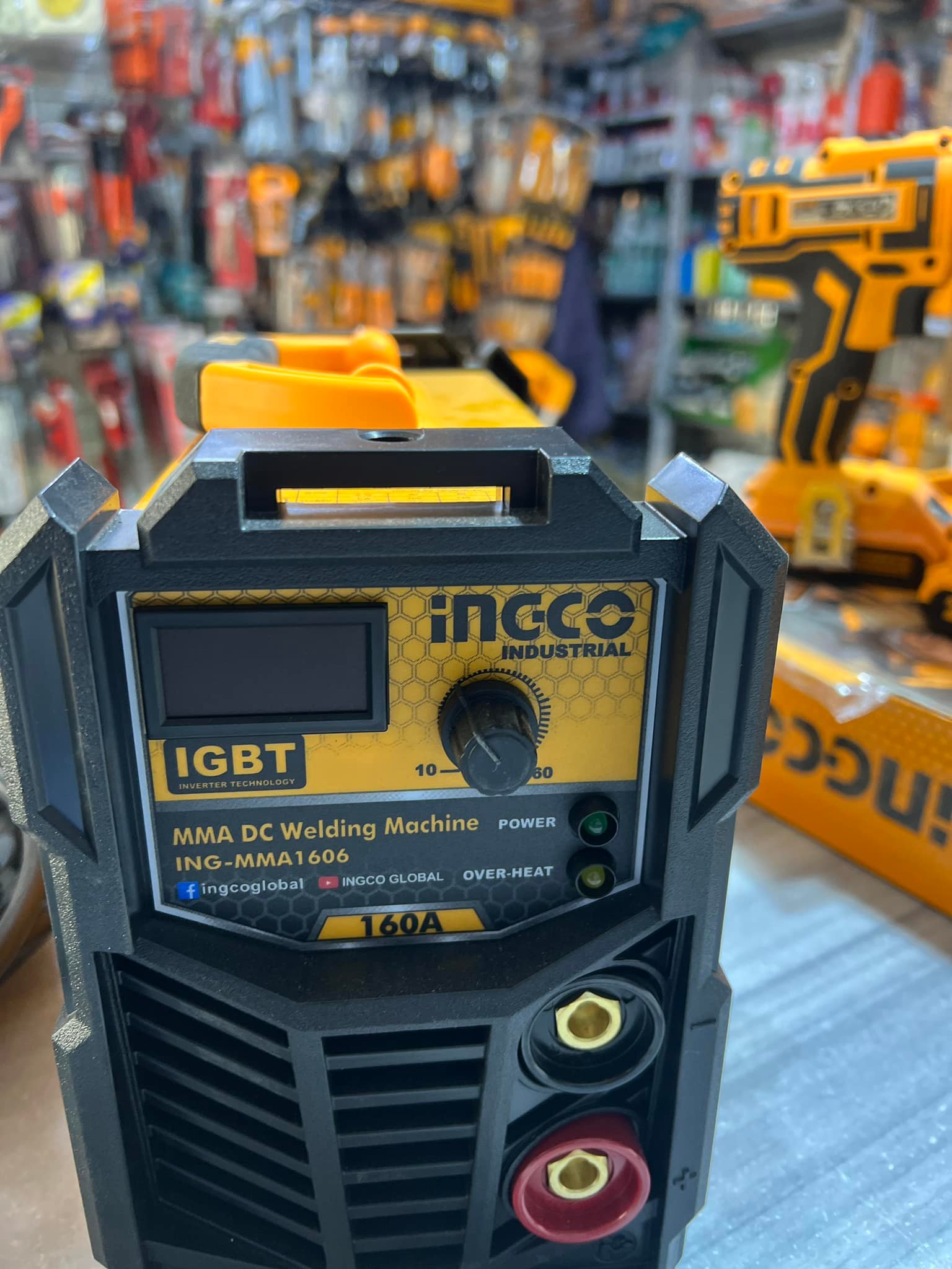MÁY HÀN QUE BIẾN TẦN INVERTER 160A MMA INGCO ING-MMA1606 (CHUYÊN KÉO QUE 1.6-4MM)- HÀNG CHÍNH HÃNG