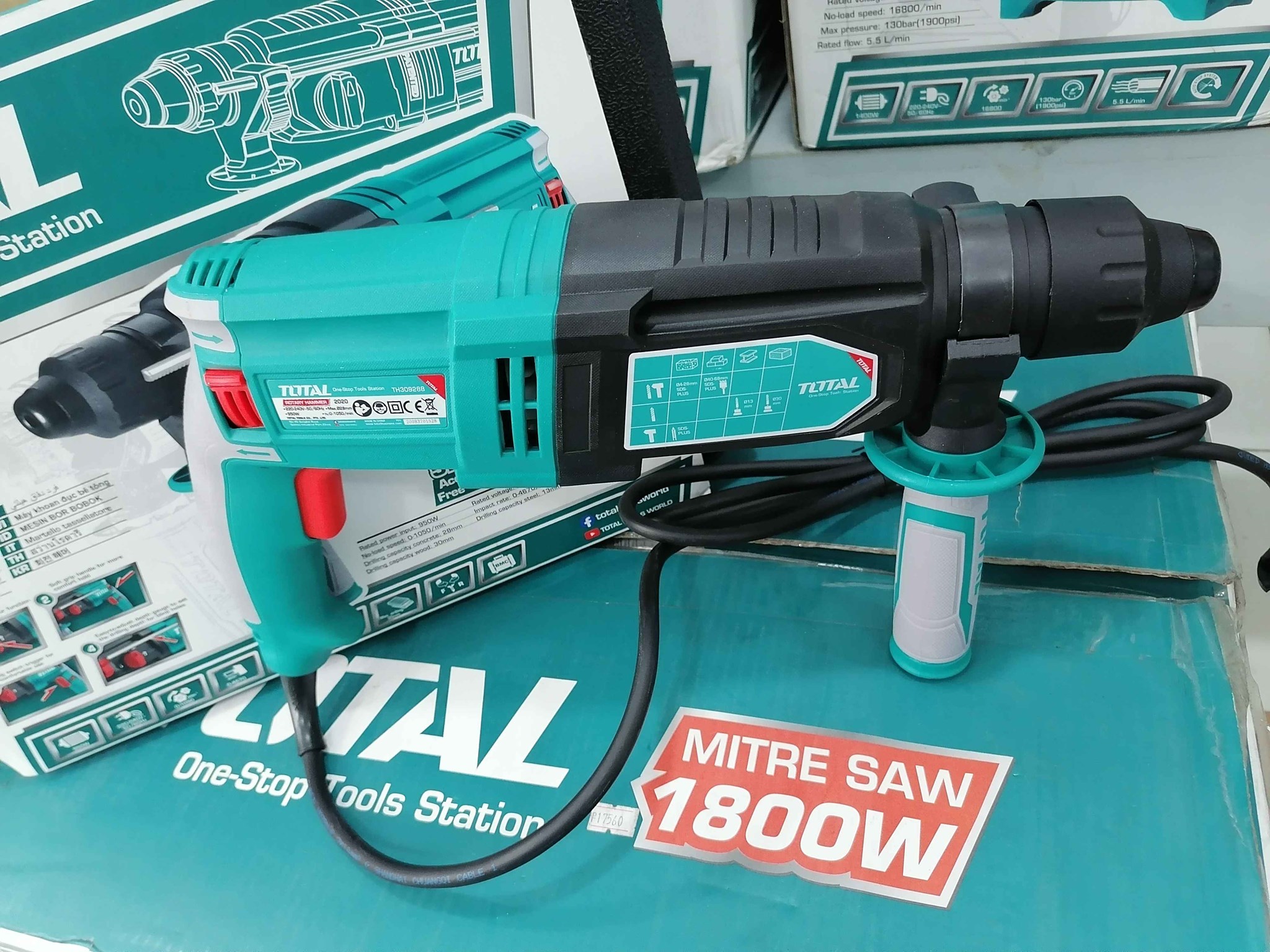 MÁY-KHOAN-ĐỤC-(3-CHỨC-NĂNG)-950W-TOTAL-TH309288---HÀNG-CHÍNH-HÃNG