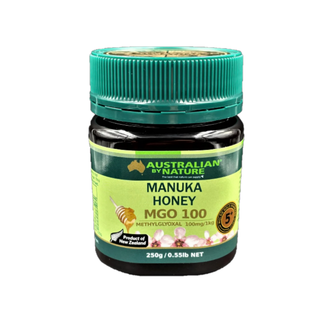 Mật ong Manuka Australian By Nature Manuka Honey 5+ (MGO 100) 250g