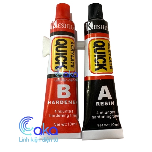 Keo AB Trong 2 thành phần 20ml khô nhanh 4-8 phút - Linh Kiện Điện Tử ...