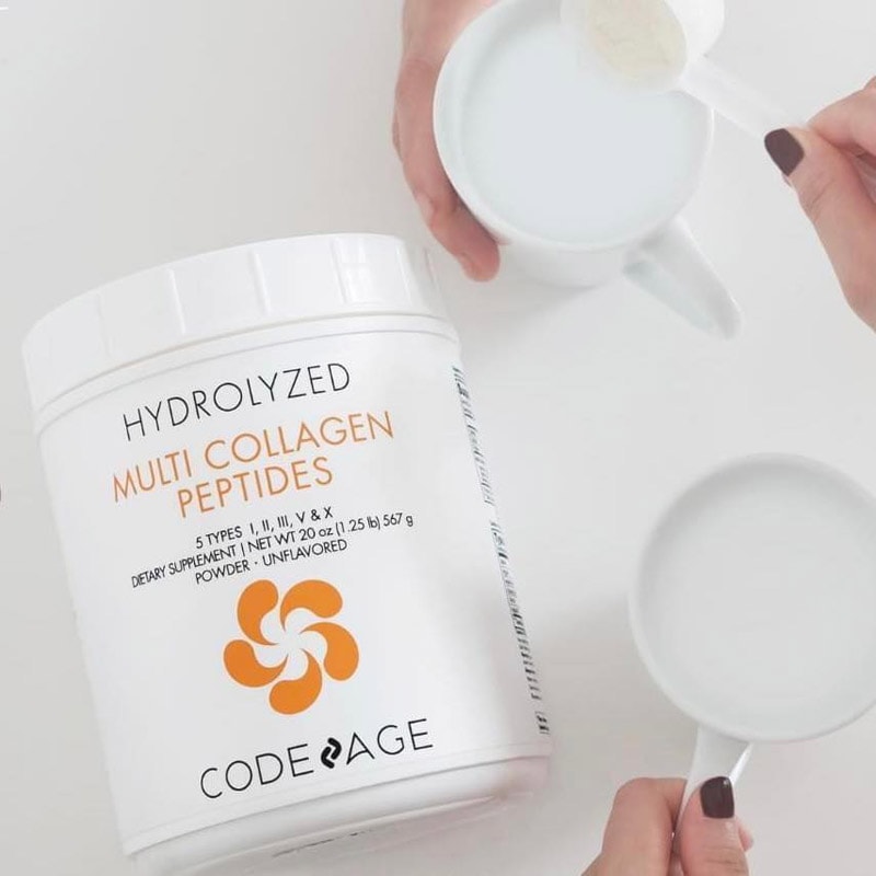 CodeAge Hydrolyzed Multi-collagen peptides ( 5 types I, II, III, V & X)