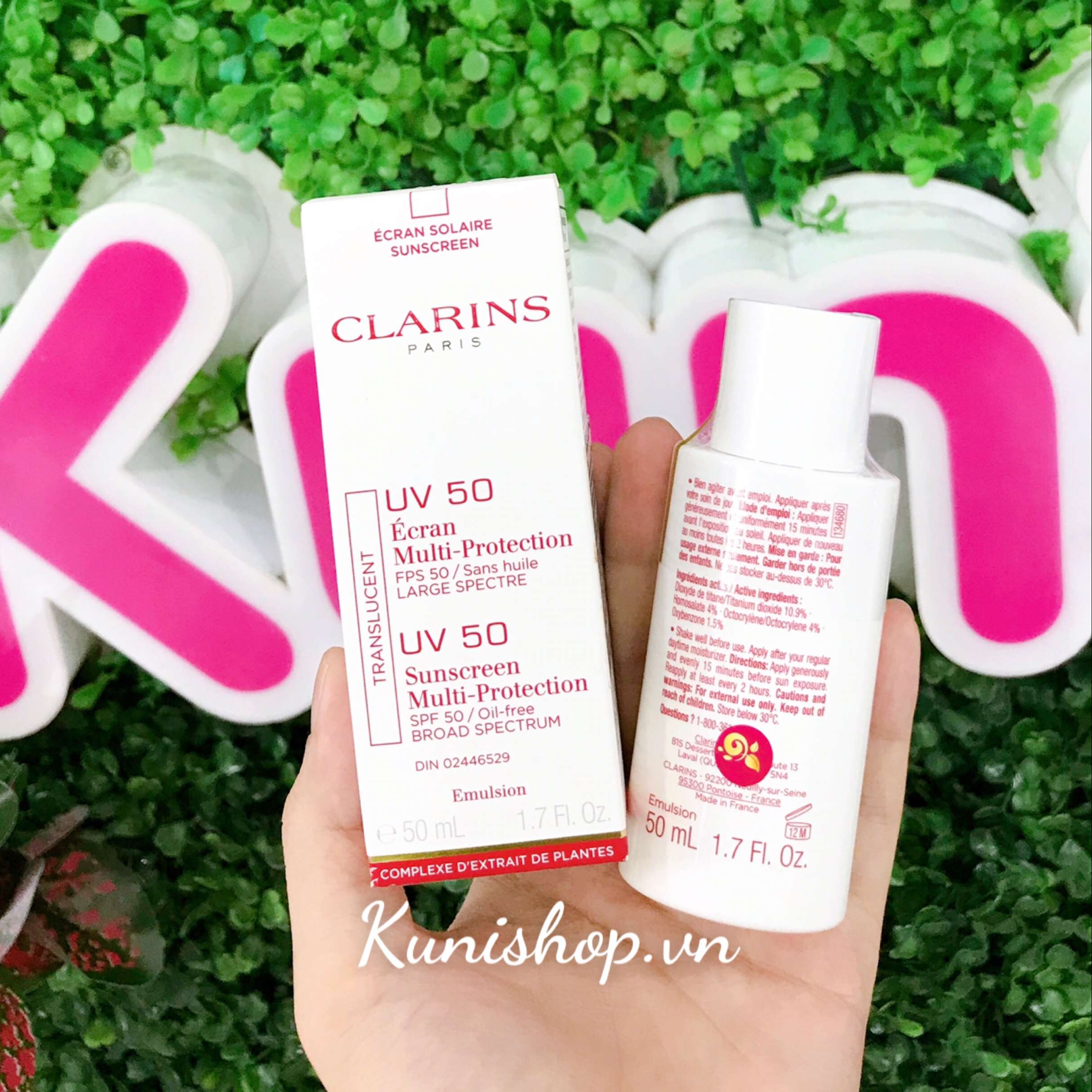 Kem chống nắng Clarins UV50 Sunscreen Multi-protection