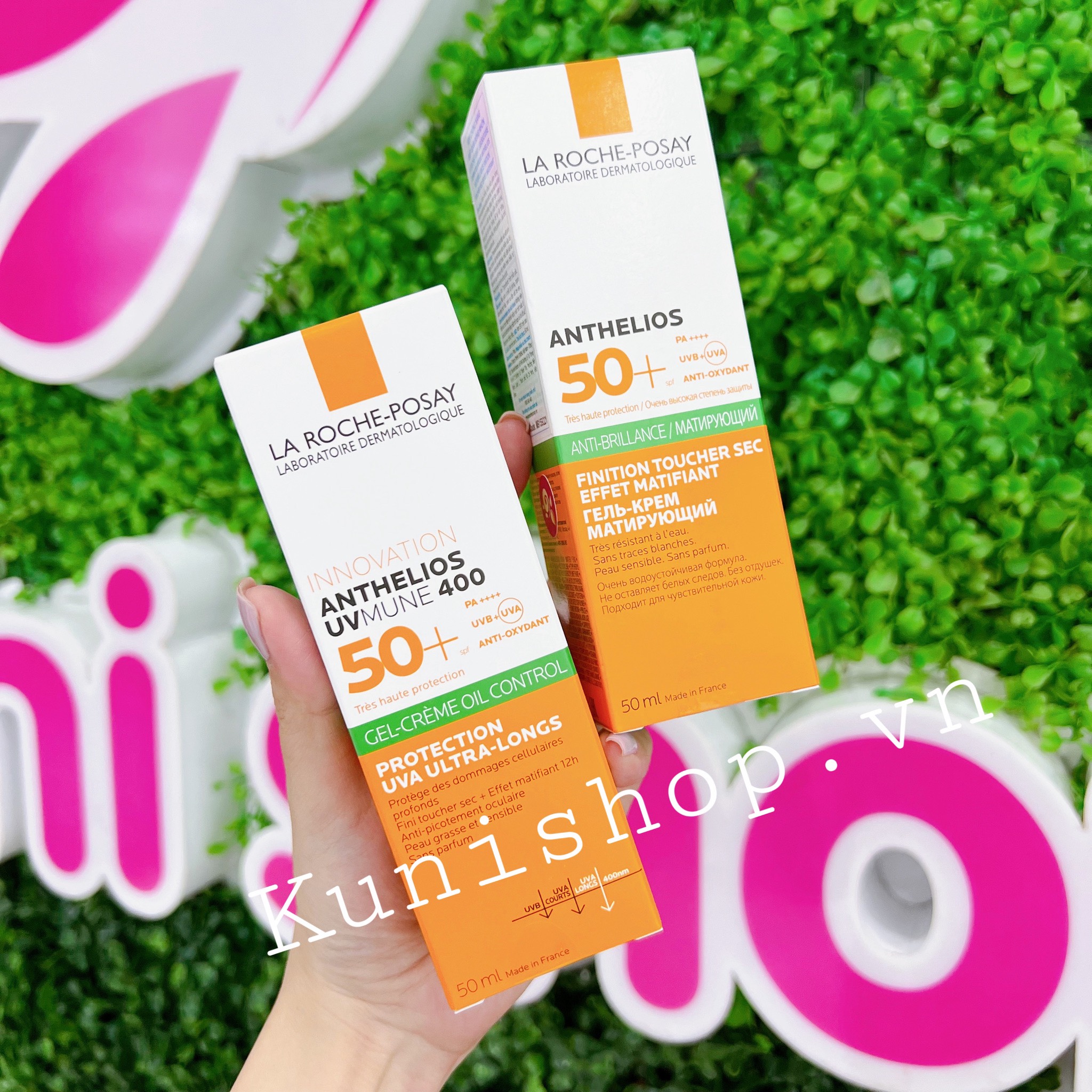 La Roche Posay SPF 50+ Dry touch gel-cream Anti Shine