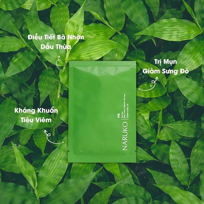 Mặt Nạ Naruko Tea Tree Shine Control & Blemish Clear Mask