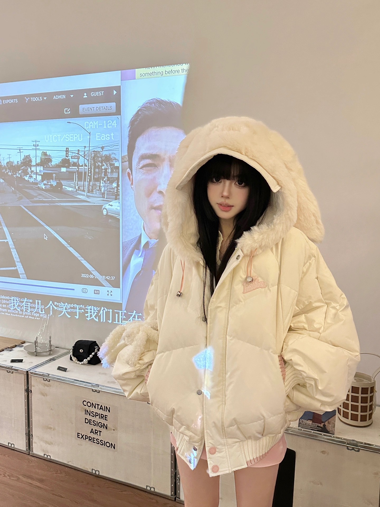 13De Marzo Doozoo Cosplay Down Jacket Cloud Dancer 13De Marzo Doozoo Cosplay Down Jacket Cloud Dancer