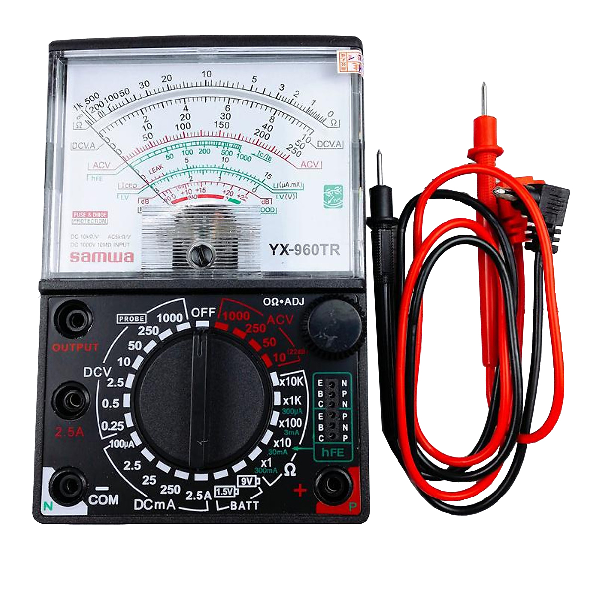 Đồng Hồ Đo Điện Vạn Năng DE 960TR | Vật Tư Điện Lạnh Bách Khoa