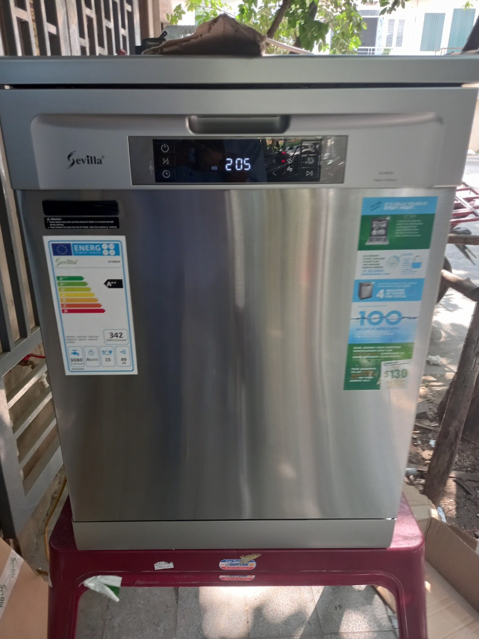 (Model 2023) Máy rửa bát Sevilla SV-RM18 (15 bộ) - NK Malaysia - BH 5 ...