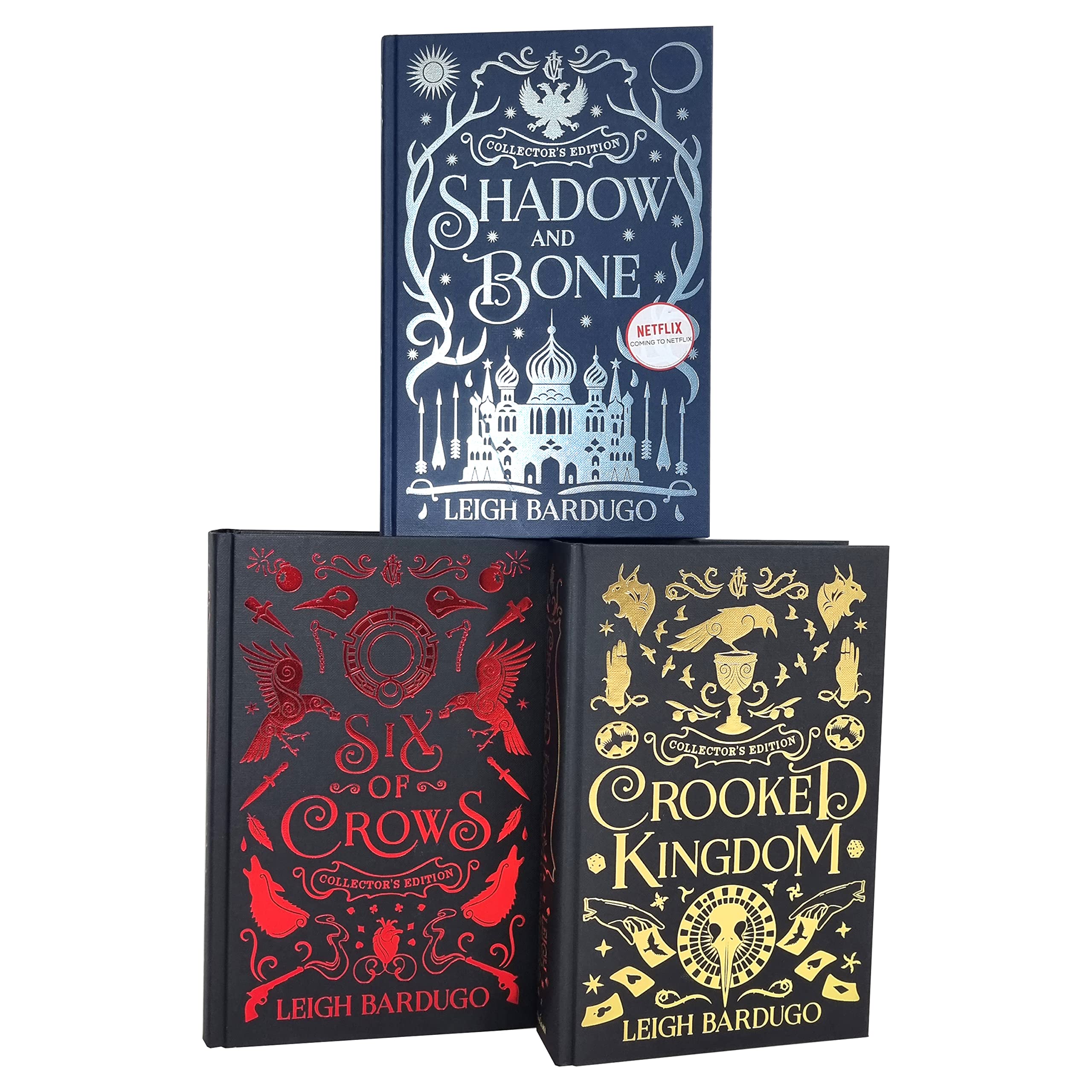 Leigh Bardugo Collectors Edition 3 Books Set (Shadow and Bone, Six of Crows, Crooked Kingdom ...