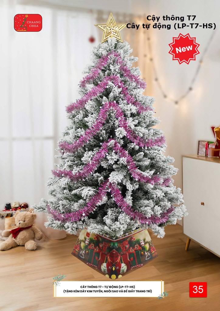35/ Cây thông Noel 2023 (Catalogue ChaangChiia) Cây thông T7 (LP-T7-HS) - NEW Công ty TNHH Văn ...
