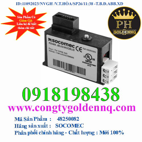 Module RS485 Socomec dùng cho Multis L50;Diris A20 | Công Ty TNHH Tổng ...