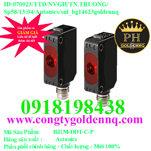 Cảm biến quang Autonics BJ1M-DDT-C-P | Công Ty TNHH Tổng Hợp Quốc Tế Golden NQ