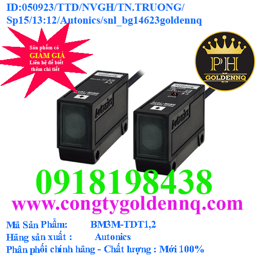 Cảm biến quang Autonics BM3M-TDT1,2 | Công Ty Quốc Tế Golden NQ