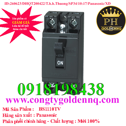 CẦU DAO TỰ ĐỘNG DIN BS1110TV | Công Ty Quốc Tế Golden NQ