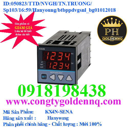 Bộ Điều Khiển Nhiệt Độ Hanyoung KX4N-SENA | Công Ty TNHH Tổng Hợp Quốc ...