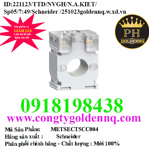 Current Transformer METSECT5CC004 Schneider | Công Ty TNHH Tổng Hợp ...