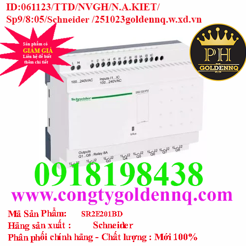 Smart relays SR2E201BD Schneider | Công Ty Quốc Tế Golden NQ