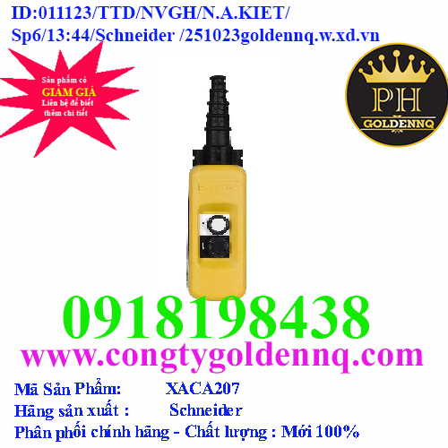 Hộp điều khiển hệ thống nâng hạ XACA207 Schneider | Công Ty Quốc Tế ...