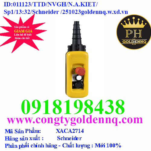 Hộp điều khiển hệ thống nâng hạ XACA2714 Schneider | Công Ty TNHH Tổng ...