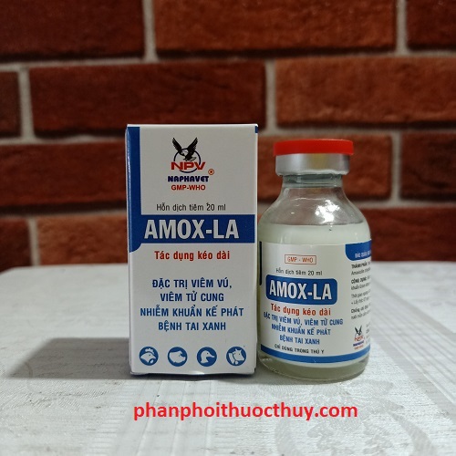Napha Amox LA (HD) 20ml Chính Hãng Giá Tốt Phân Phối Thuốc Thú Y