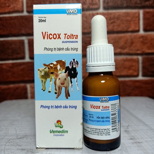Vemedim Vicox Toltra 20ml Chính Hãng Giá Tốt Phân Phối Thuốc Thú Y