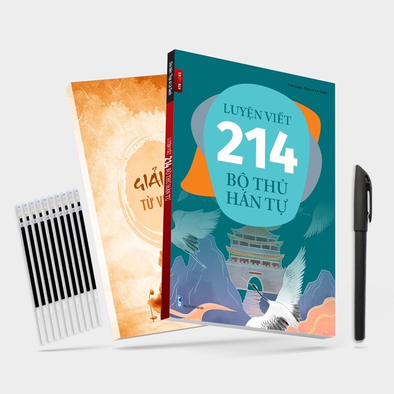 Vở Luyện Viết 214 Bộ Thủ Hán Tự KT Books | NHT Books