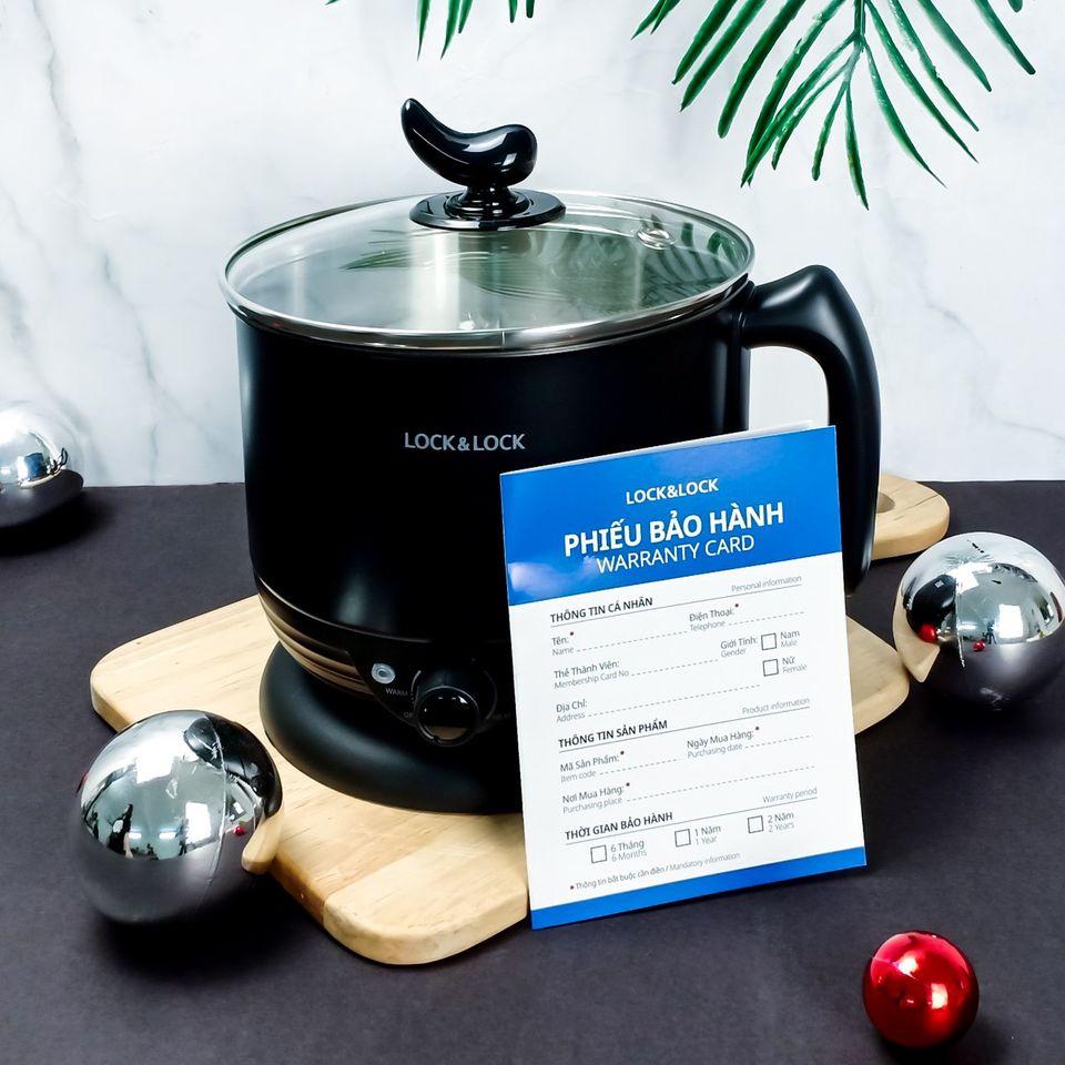 Nồi điện đa năng Lock&Lock Multi Pot 1.2L EJP316BLK