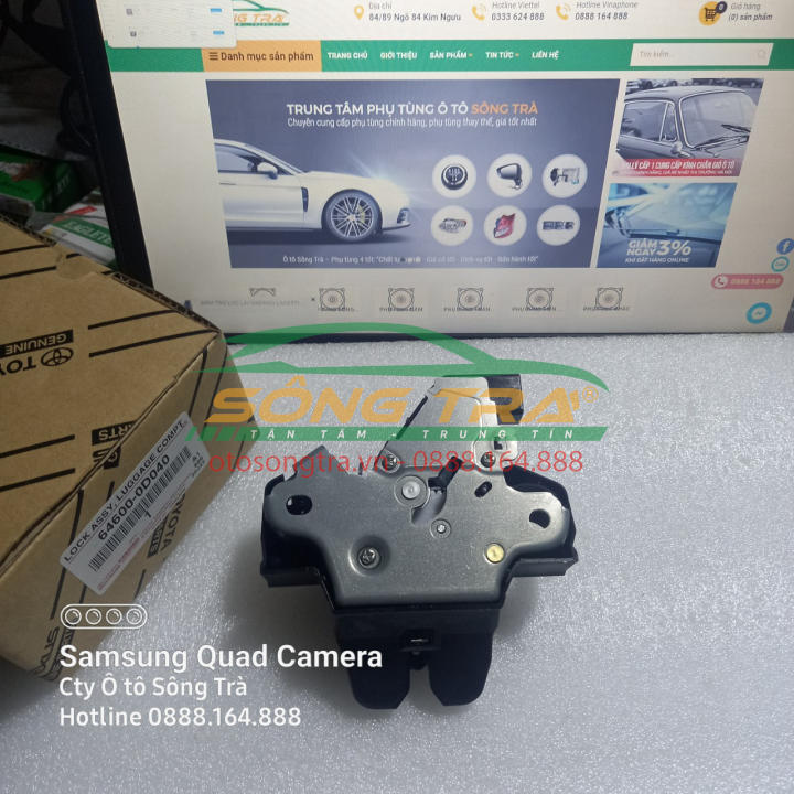 KHÓA NGẬM CỐP HẬU TOYOTA VIOS 2022 CHÍNH HÃNG Cty Ô tô Sông Trà