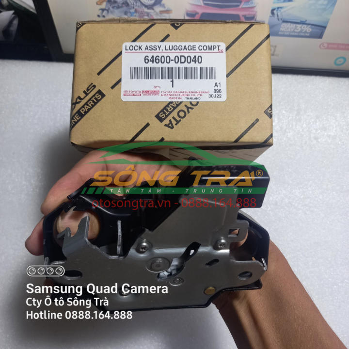 KHÓA NGẬM CỐP HẬU TOYOTA VIOS 2022 CHÍNH HÃNG Cty Ô tô Sông Trà