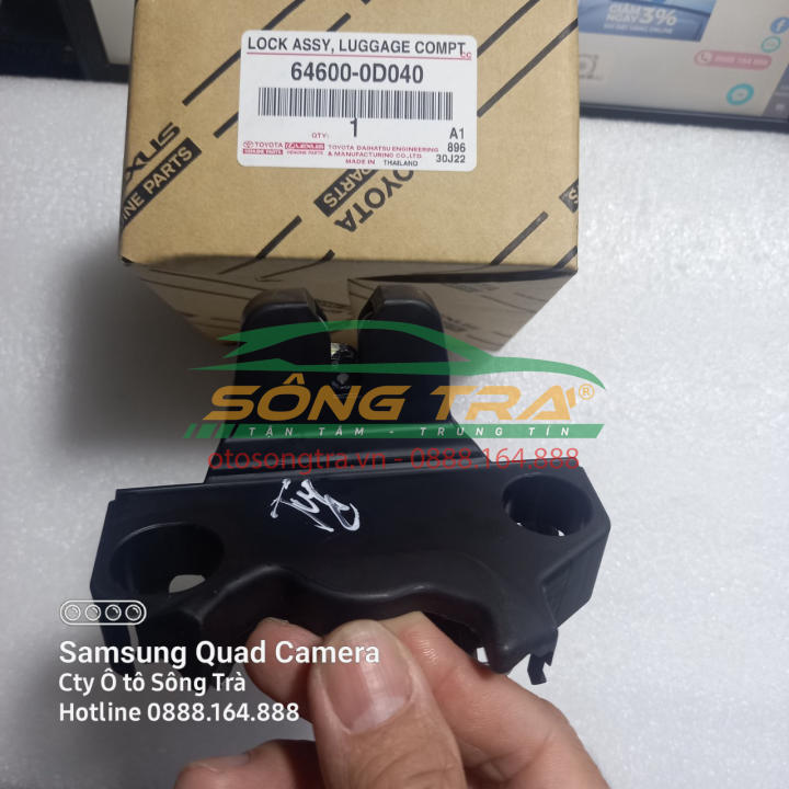 KHÓA NGẬM CỐP HẬU TOYOTA VIOS 2022 CHÍNH HÃNG Cty Ô tô Sông Trà