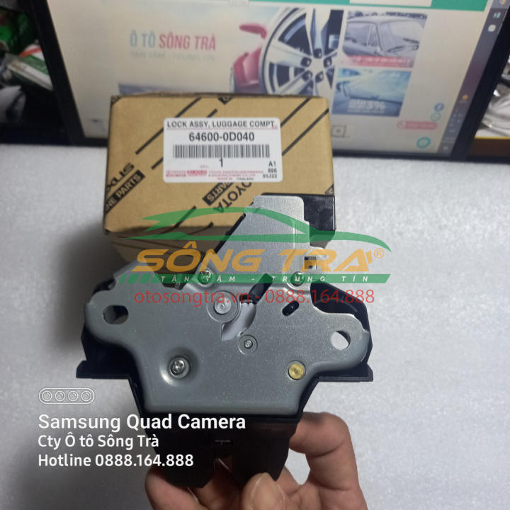 KHÓA NGẬM CỐP HẬU TOYOTA VIOS 2022 CHÍNH HÃNG Cty Ô tô Sông Trà